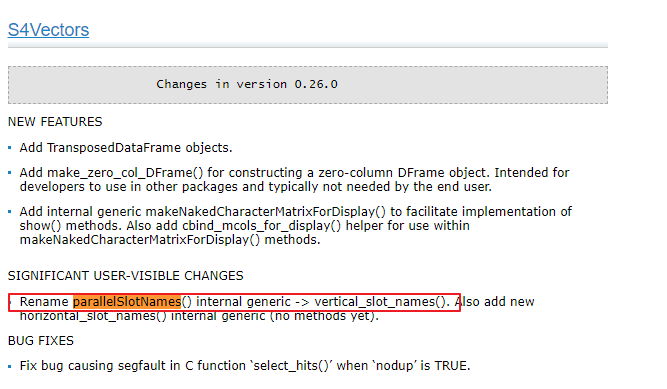 「Debug R」在从名字空间‘XVector’中出口方法时发现了不是S4通用的函数‘parallelSlotNames’...-CSDN博客