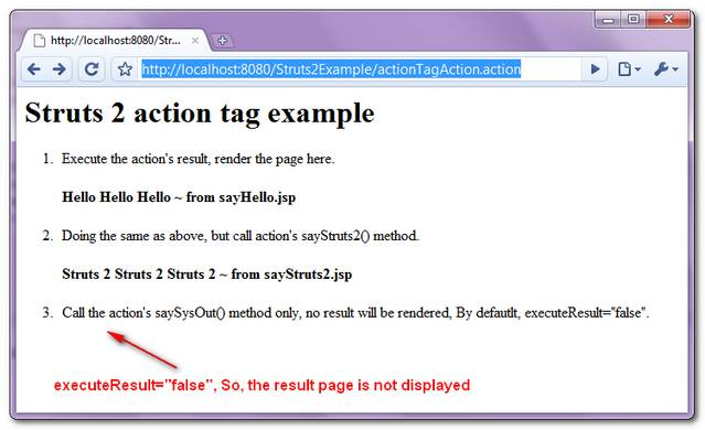 Struts 2动作标签示例-CSDN博客