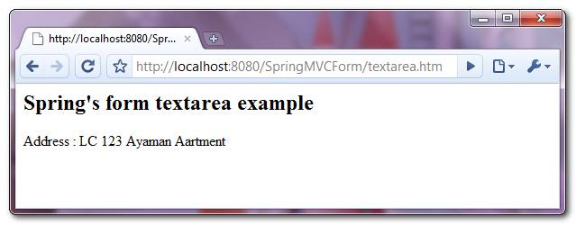 Spring MVC textarea示例-CSDN博客