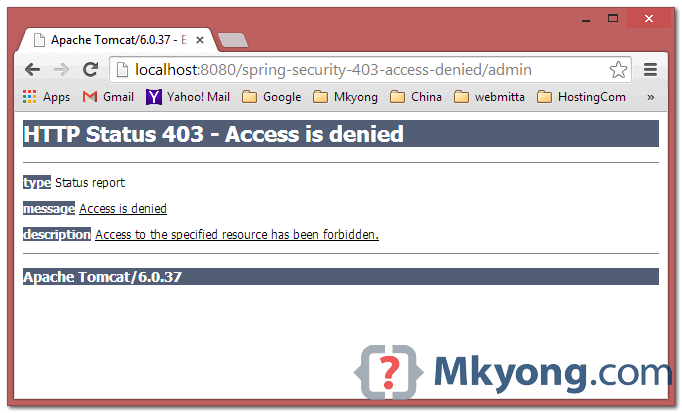 Spring Security：定制403访问被拒绝页面-CSDN博客