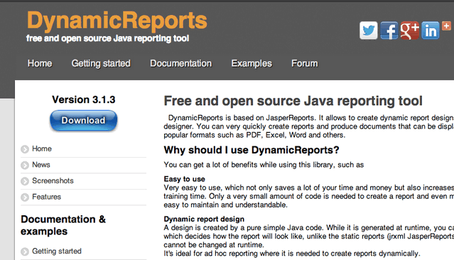 使用DynamicReports和JasperReports以Java报告-CSDN博客