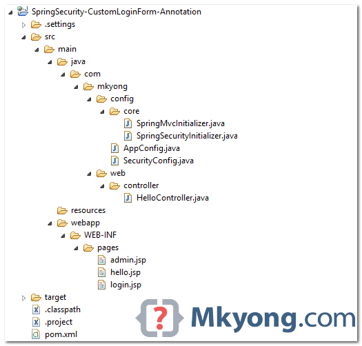 Spring Security自定义登录表单注释示例-CSDN博客