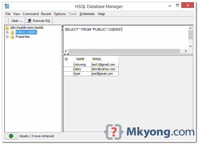 Spring–查看HSQLDB嵌入式数据库的内容-CSDN博客