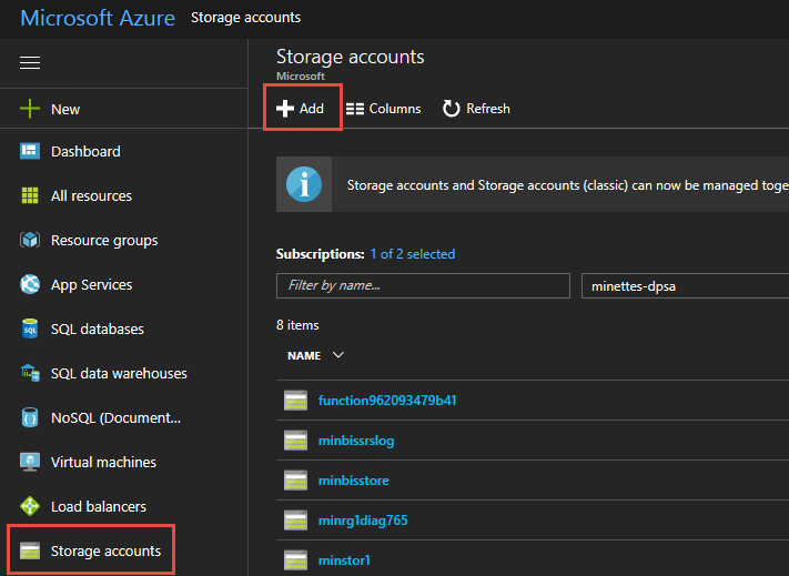 Azure Blob不同的azure存储类型（文件，blob，队列和表） Csdn博客 