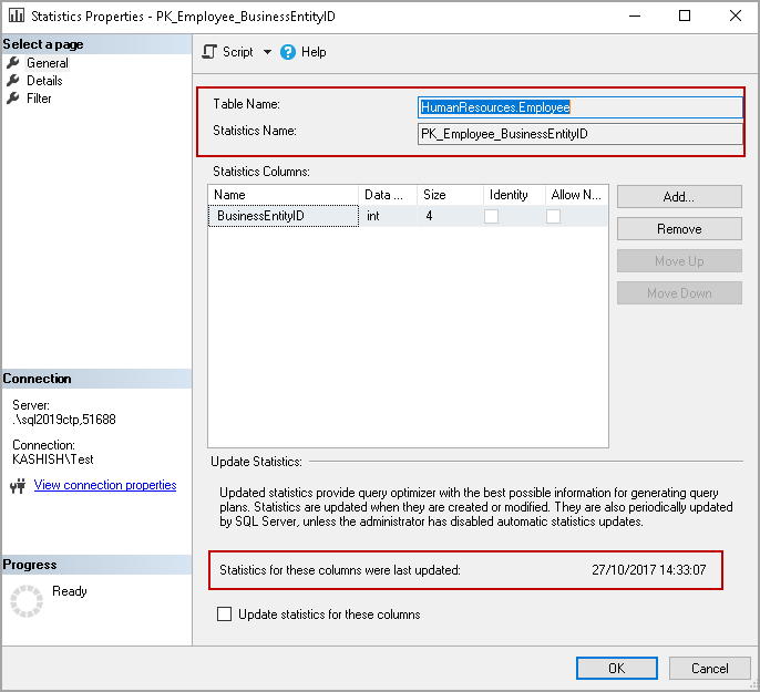 Sql Server统计信息以及如何在sql中执行更新统计信息 Csdn博客 