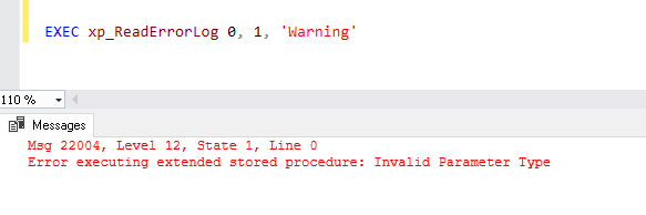 使用xp_readerrorlog命令读取SQL Server错误日志-CSDN博客