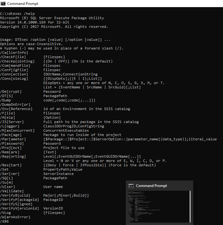 ssis工具_SSIS中的DTExec实用工具概述-CSDN博客