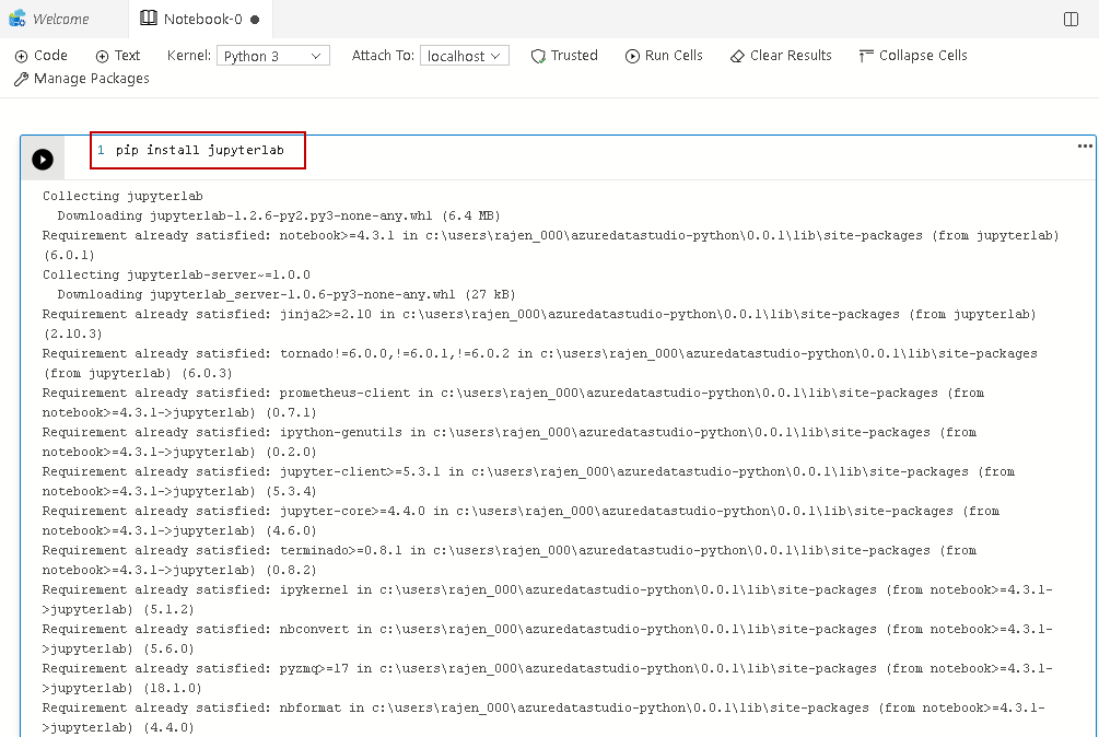 jupyter 写sql_了解适用于SQL Server的Jupyter Notebooks-CSDN博客