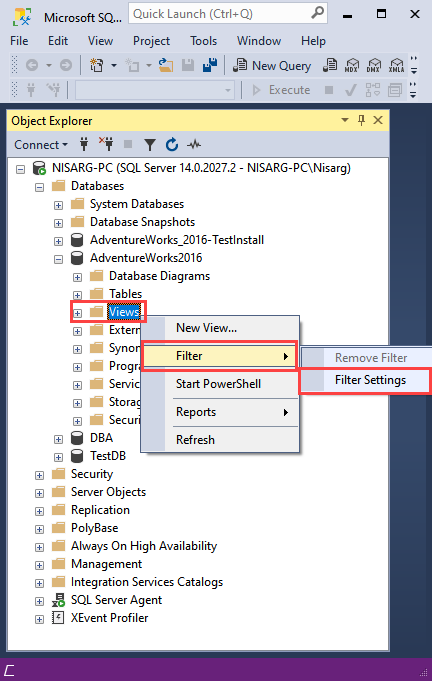 ssms 2016_如何在SSMS 2016中过滤对象-CSDN博客