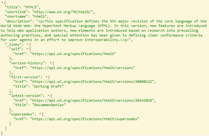 w3c api_如何使用其Web API显示W3C规范数据-CSDN博客