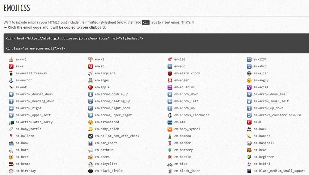 css .emoji_使用Emoji CSS将Emoji支持添加到您的网站-CSDN博客