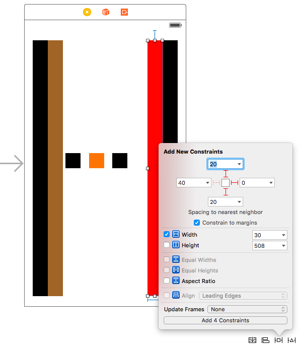 iOS AutoLayout使用间隔视图进行均匀间距-CSDN博客
