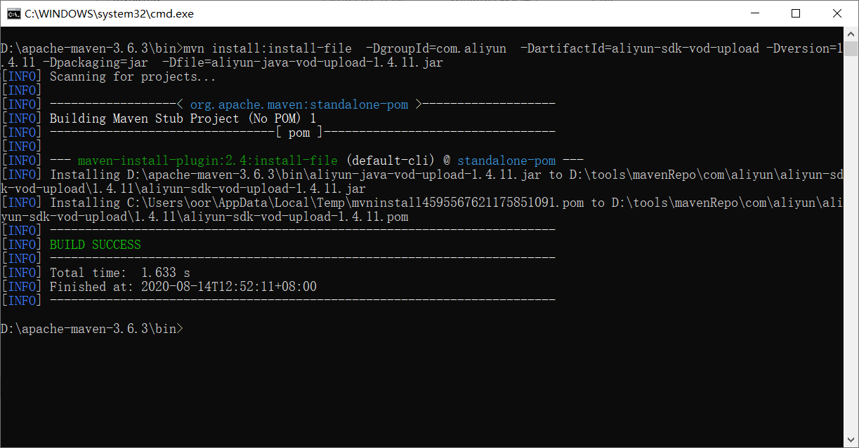 aliyun-sdk-vod-upload爆红 及jar包 安装方式-CSDN博客
