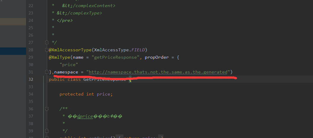 Bug Webservice报错（两个类具有相同的 Xml 类型名称 Getpriceresponse。请使用 Xmltype 8074