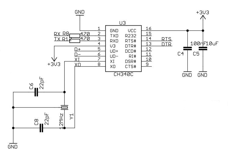 CH340C的ESP8266一键下载电路设计_esp8266 ch340c-CSDN博客