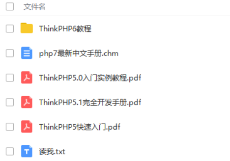 ThinkPHP5.0、5.1和6.0教程文档合集（免费下载）-CSDN博客