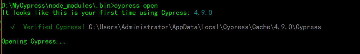 Cypress学习笔记2——Windows环境下安装Cypress_windows安装mycypress 没有生成package.json-CSDN博客