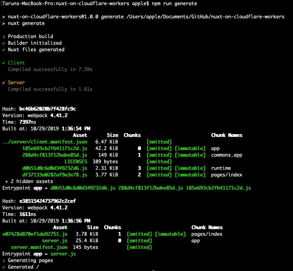 Cloudflare 将静态nuxtjs网站部署到cloudflare Workers Culiu9261的博客 Csdn博客