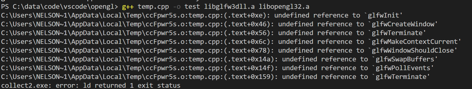 vscode配置openGL（Windows）-CSDN博客