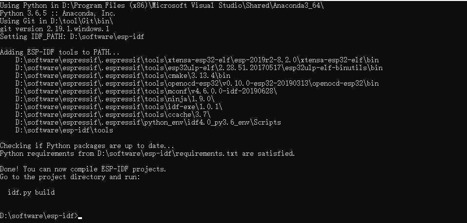 ESP32 ESP-IDF CMake Windows开发环境搭建_esp32 cmake-CSDN博客