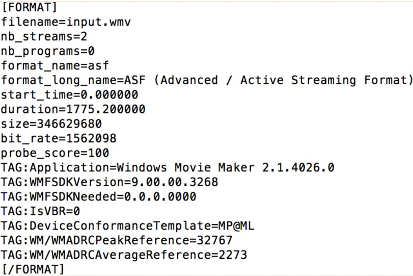 ffprobe 详细介绍_ffprobe参数-CSDN博客
