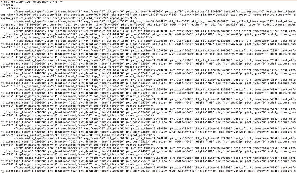 ffprobe 详细介绍_ffprobe参数-CSDN博客