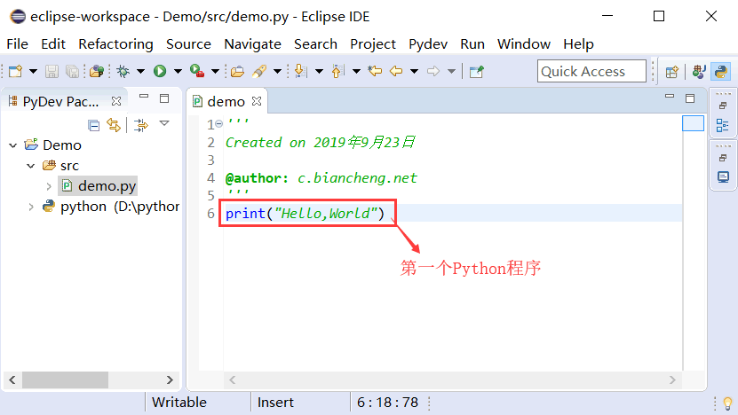 Eclipse+PyDec运行Python程序-CSDN博客