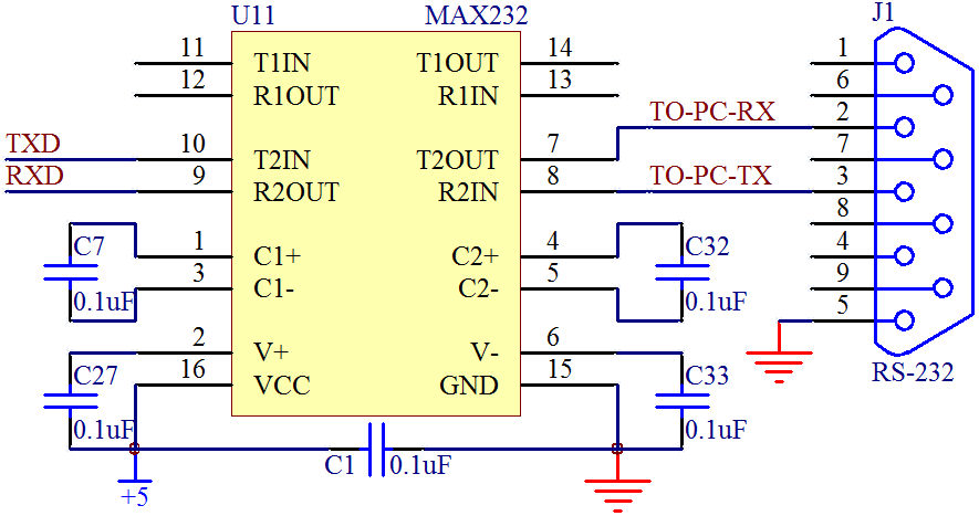 学习modbus(一)——RS232通信接口_rs232 modbus例程-CSDN博客