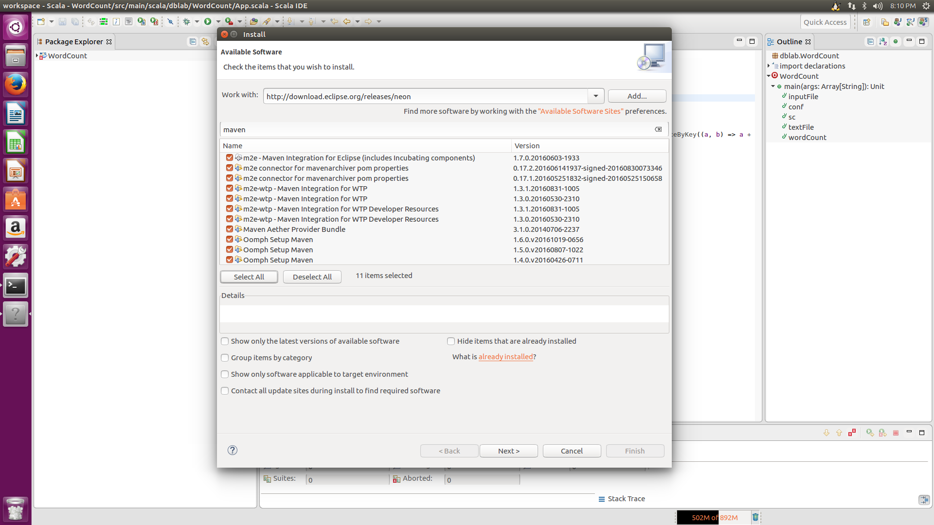 使用eclipse编写spark应用程序（scala Maven） Scala Ide For Eclipse Demonhunter211的