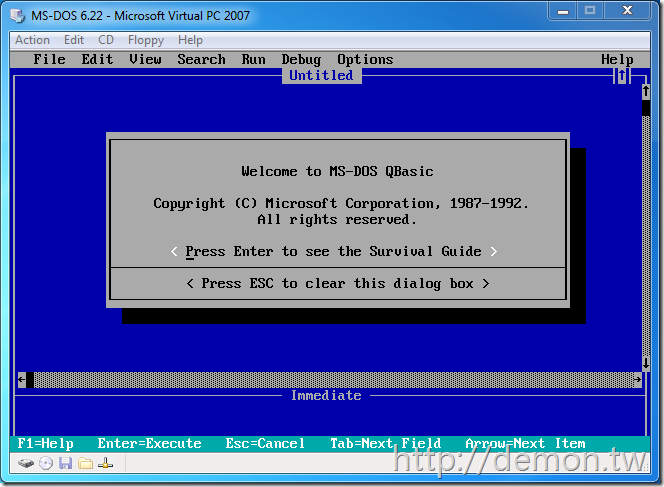MSDN上MS-DOS 6.22的安装方法_dos622镜像文件-CSDN博客