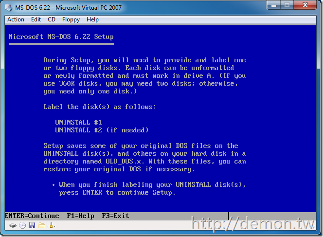 MSDN上MS-DOS 6.22的安装方法_dos622镜像文件-CSDN博客