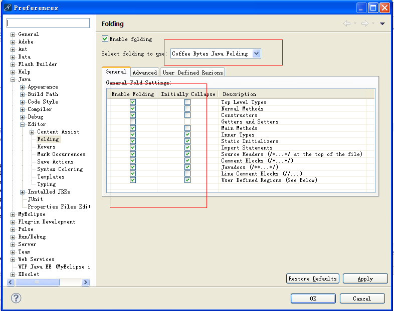 Java-Eclipse折叠代码插件 code folding 使用方法-CSDN博客