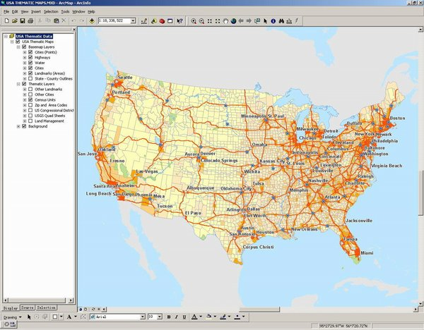 《ArcGis地图数据资料》(Data&Map)ArcGis 9.0_esri data and maps-CSDN博客