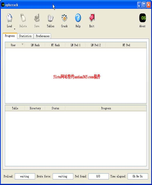 使用Ophcrack破解系统Hash密码_ophcrack使用教程-CSDN博客