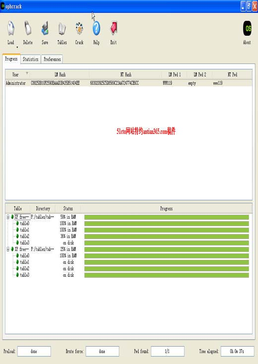 使用Ophcrack破解系统Hash密码_ophcrack使用教程-CSDN博客