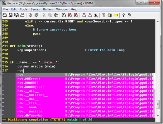 Gvim开发环境配置笔记--Windows篇_gvim sourceinsignt-CSDN博客