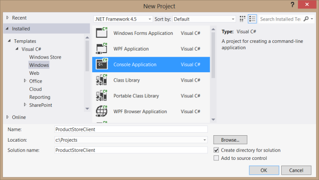 通过.NET客户端调用Web API（C#）_c# 客户端调用web api,frombody fromform-CSDN博客