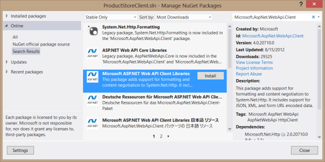 通过.NET客户端调用Web API（C#）_microsoft.aspnet.webapi.client-CSDN博客