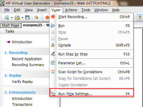 loadrunner - Run time Settings 的详细说明_loadrunner12运行时设置保存-CSDN博客