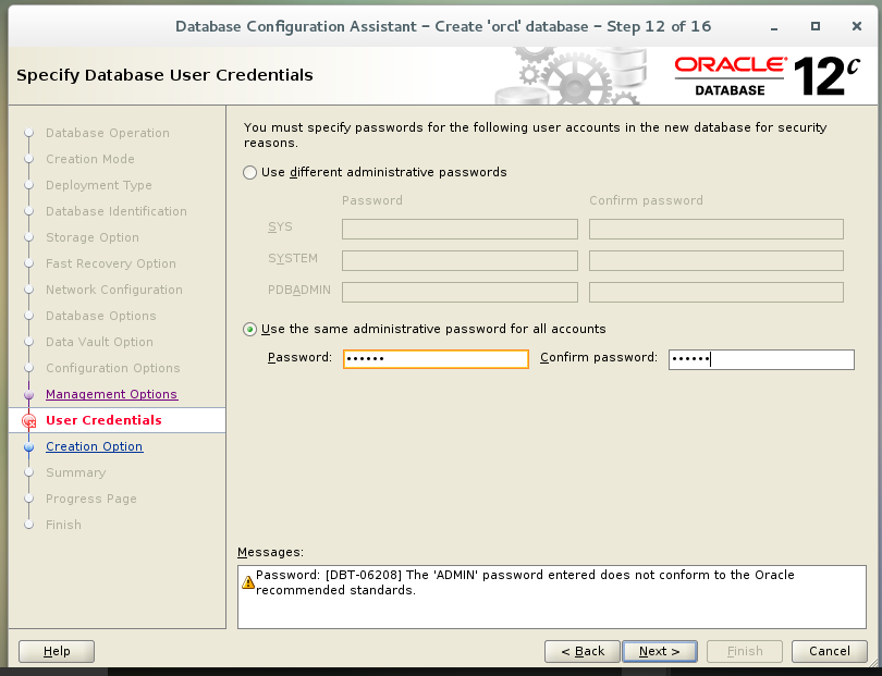 Oracle 12c R2 单实例数据库创建 和 开机自启_centos oracle12创建库命令-CSDN博客