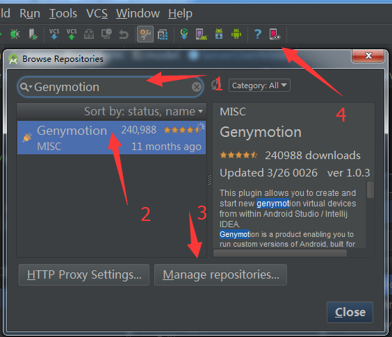 Android Studio插件安装及使用Genymotion模拟器_genymotion plugin-CSDN博客