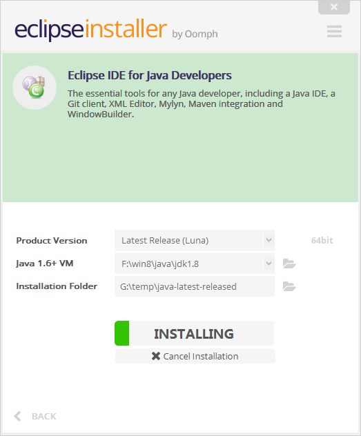 使用Eclipse Installer安装Eclipse_eclipseinstaller-CSDN博客