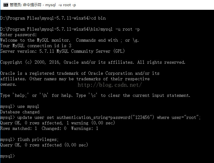 Windows下mysql初始密码设置windowsmysql初始密码 Csdn博客 