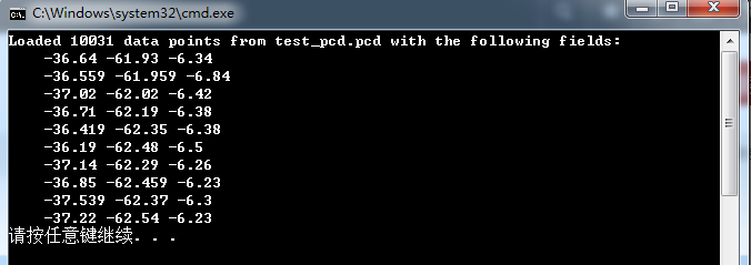 PCL系列——读入PCD格式文件_pcl系列---pcd-CSDN博客
