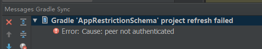 Android Studio : 导入项目出现 peer not authenticated 错误_android studio peer not authenticated-CSDN博客