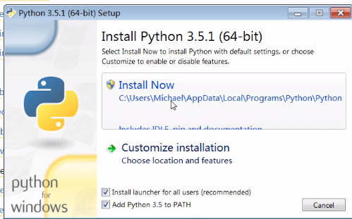 window安装python3.5版本和简单的编译使用写一个简单的程序_任聪聪的博客-CSDN博客_python3.5程序