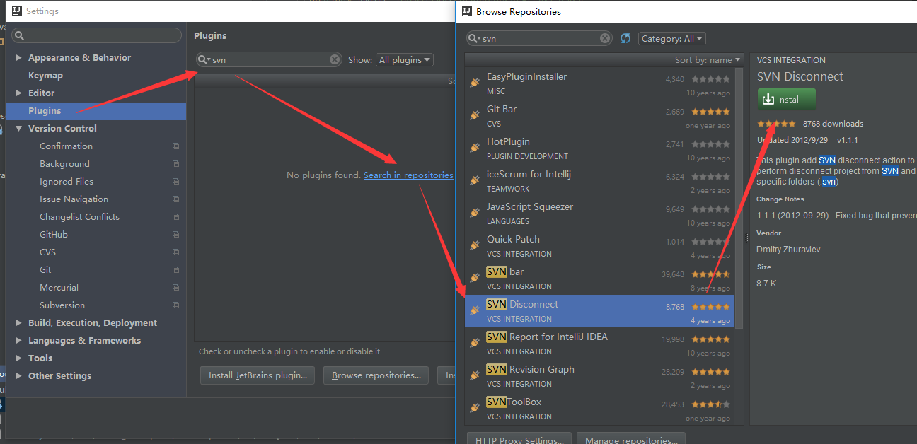 Intellij IDEA 解除（去除）SVN关联_idea的svn移除vcs-CSDN博客