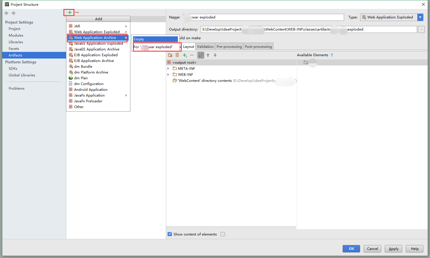 使用IneliJ IDEA 2016将Java Web项目导出为War包_idea web项目导出war-CSDN博客