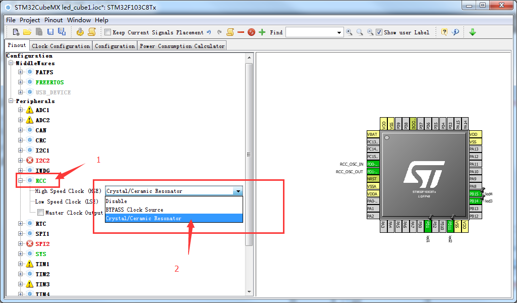 Stm32freertos学习笔记 1使用cube Mx创建一个freertos的keil工程stm32 Cubemx使用keli模拟freertos Csdn博客 