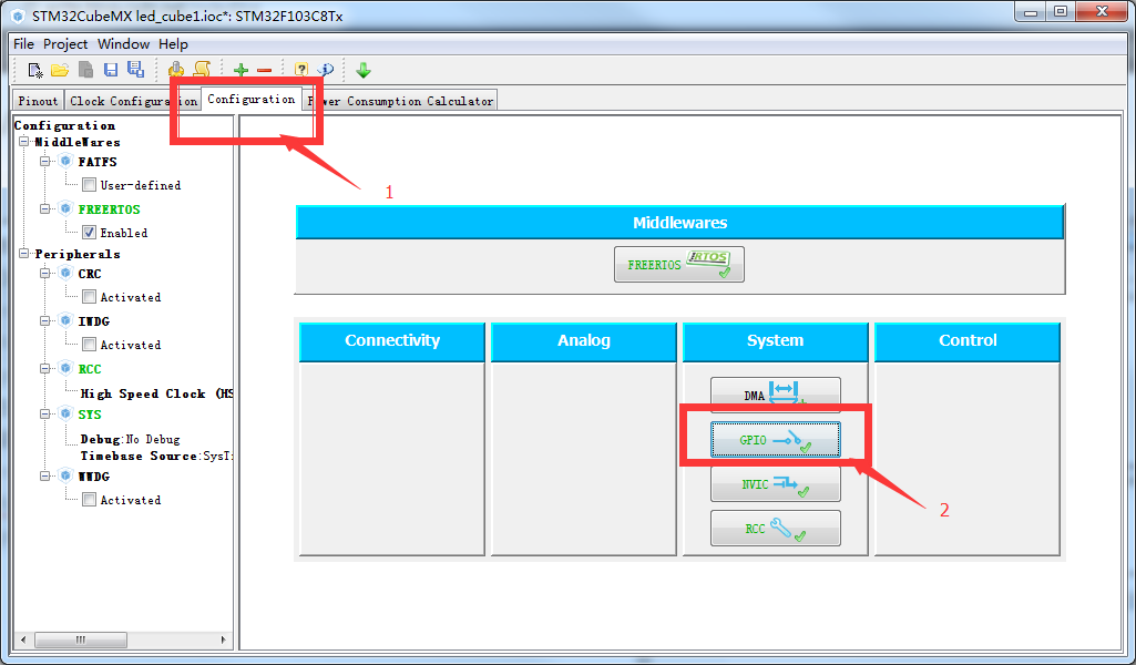 STM32+freeRTOS学习笔记-1.使用cube MX创建一个freeRTOS的keil工程_stm32 cubemx使用keli模拟freertos-CSDN博客
